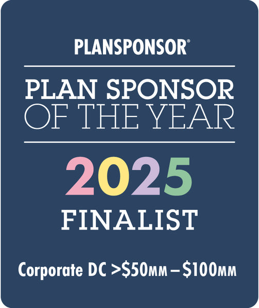 Logo: 2025 PLANSPONSOR Plan Sponsor Of Year_ Corporate DC >$50MM-$100M ...